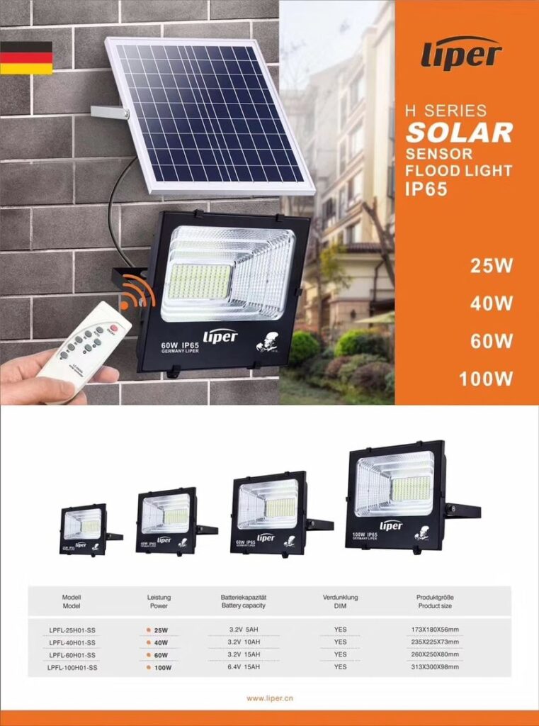 LED Solar light 200 watt Liper – Nicos Fotsios LTD
