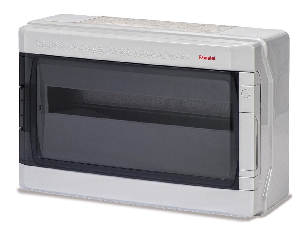 Distribution board Famatel 18 way IP65 – Nicos Fotsios LTD